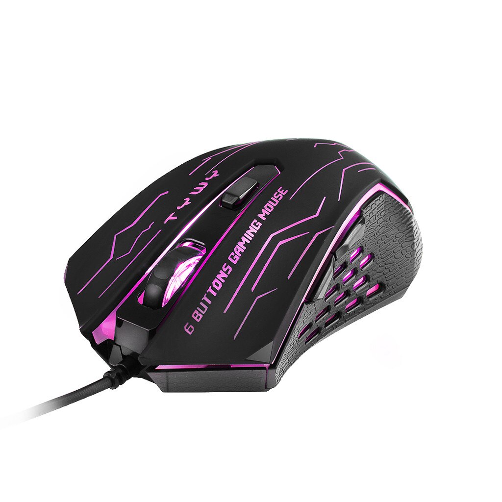 G820 Wired Gaming Mouse 6 Button Backlight Color L... – Vicedeal