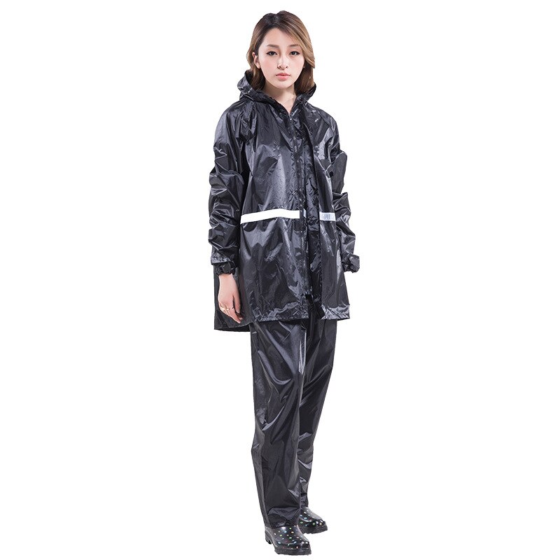 Regenjas Vrouwen Waterdichte Rits Hooded Poncho Re... – Vicedeal