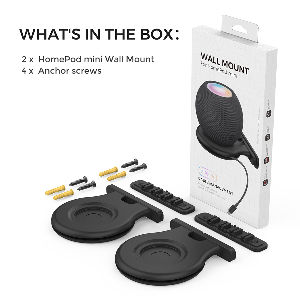 Voor Homepod Mini Wall Mount Stand Hange Ruimtebes... – Grandado