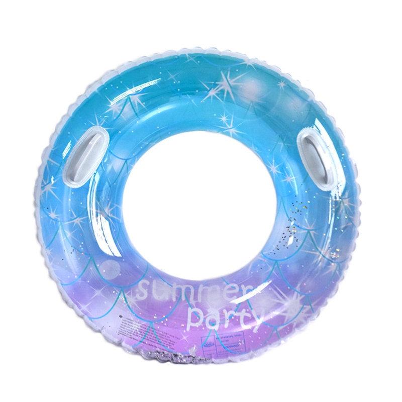 Sequined Starry Sky Swimming Circle PVC Inflatable... – Grandado