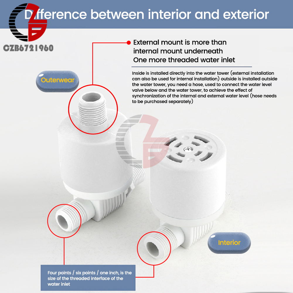 1/2" 3/4" Automatic Water Level Control Valve Wate... – Grandado