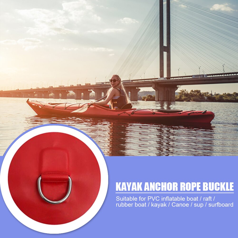 Rvs Kajak D Ring Patch Voor Pvc Opblaasbare Boot V... – Grandado