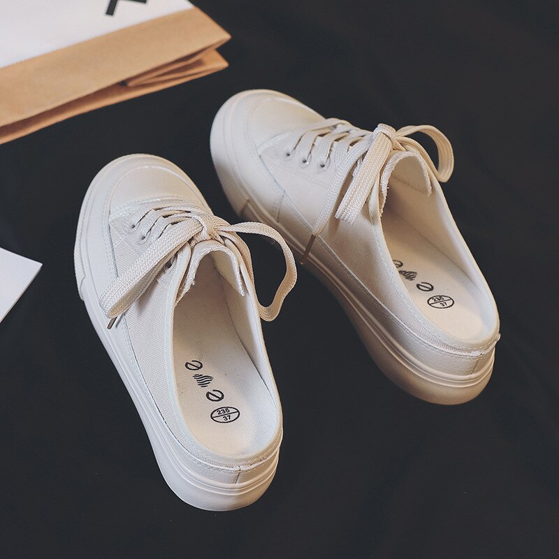 half-drag inner increase canvas walking shoes for ... – Grandado