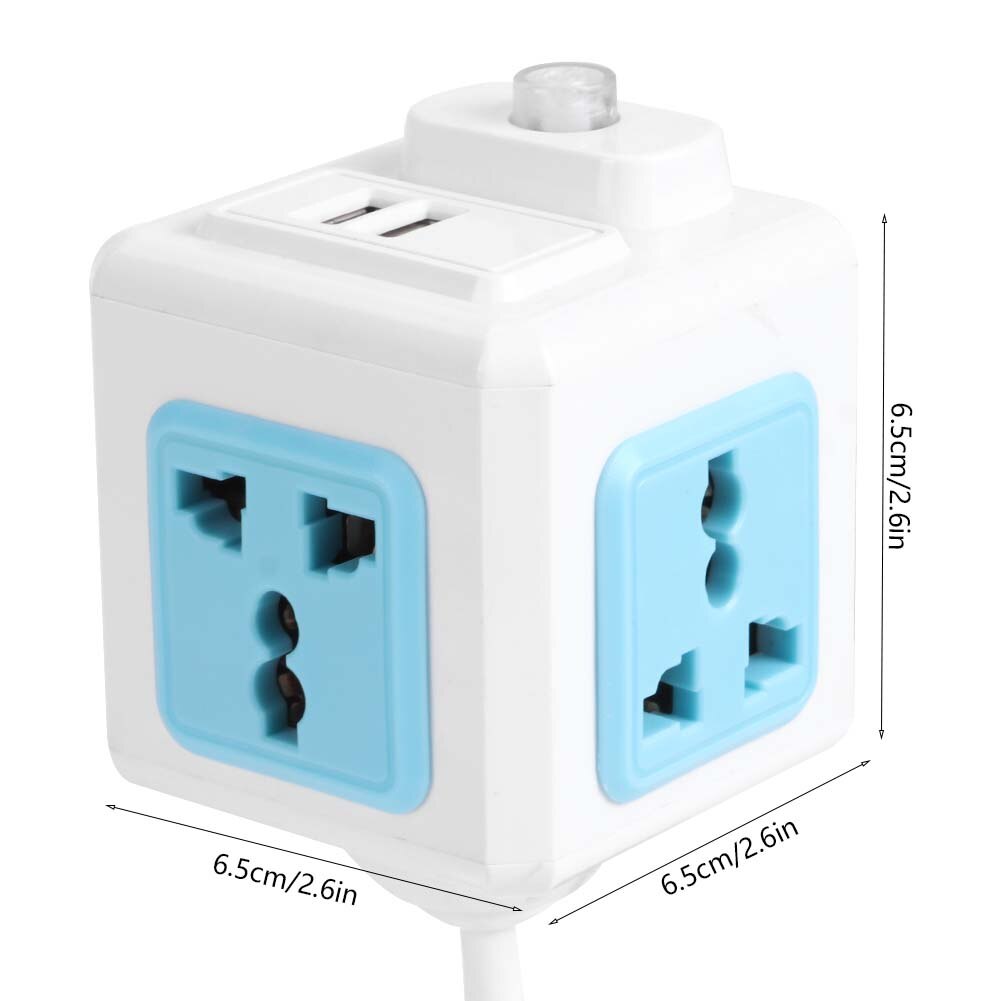 Ac 250v Socket Multi Function 4 Outlet Dual Usb Po Grandado