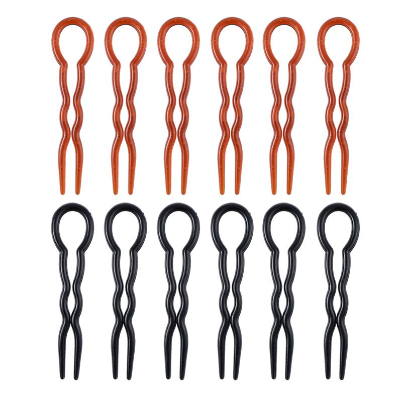 12pcs Office Lady Style Simple Fast Spiral Hairpin... – Grandado