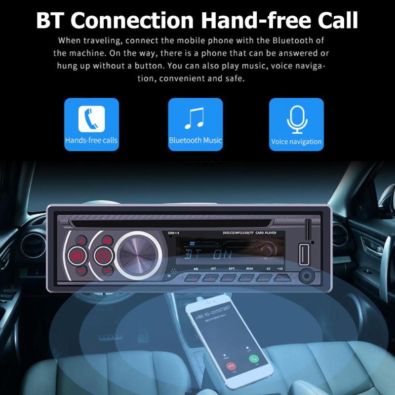 SWM 8169A 1 Din Car Radio Bluetooth Stereo Auto Au... – Grandado