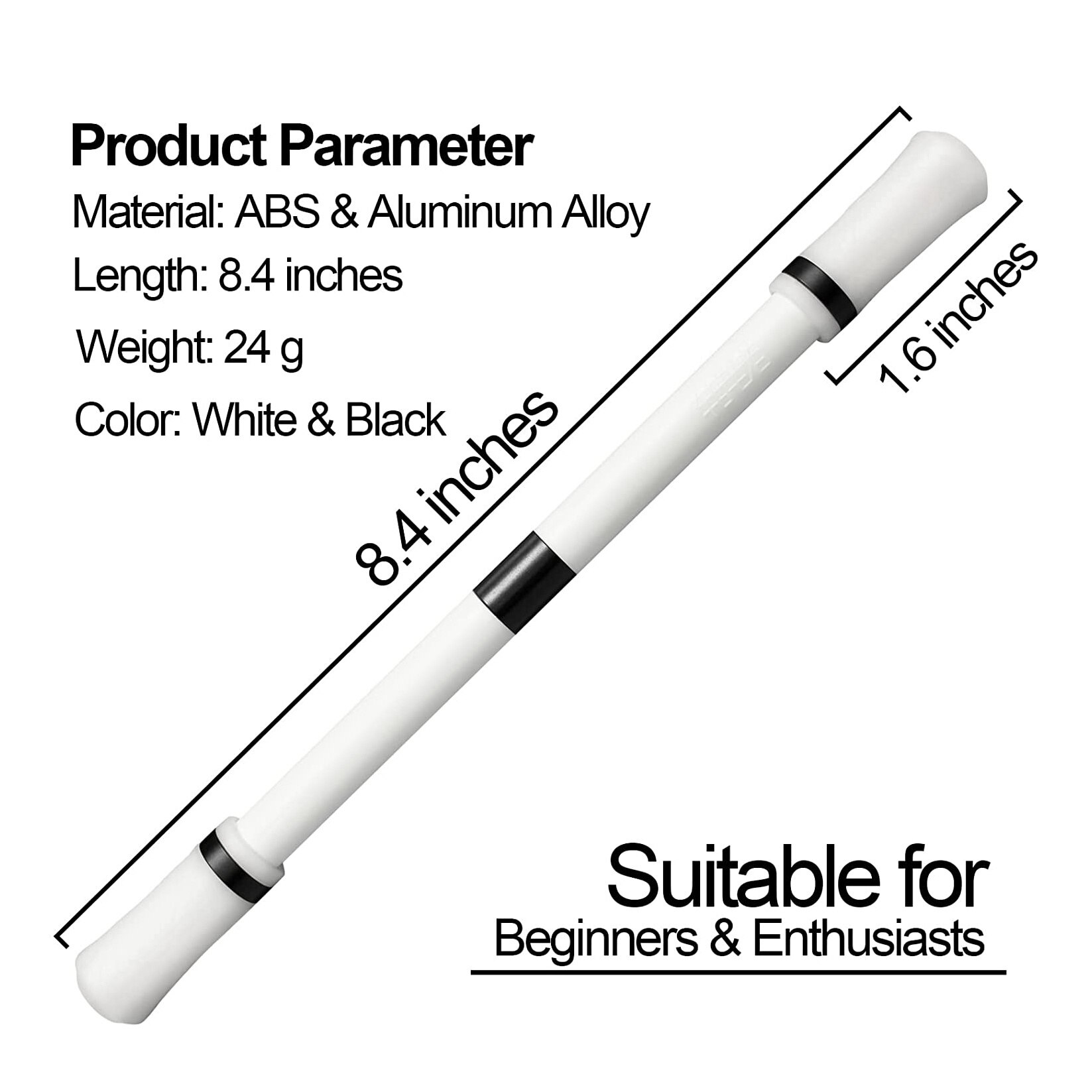 Pen Spinning Rotating Finger Pen Detachable Spinni... – Vicedeal