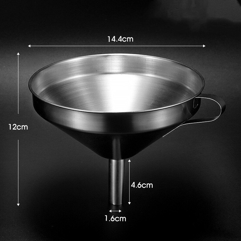 Stainless Steel Funnel Kitchen Oil Liquid Funnel M... – Vicedeal