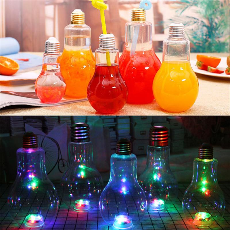 Innovative Light Bulb Drink Juice Bottles Cute Jui... – Vicedeal