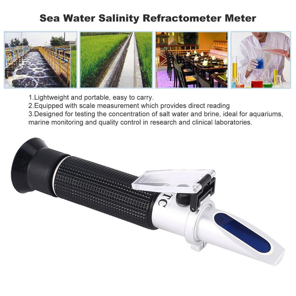Dual Schaal Zeewater Zoutgehalte Refractometer Met... – Grandado