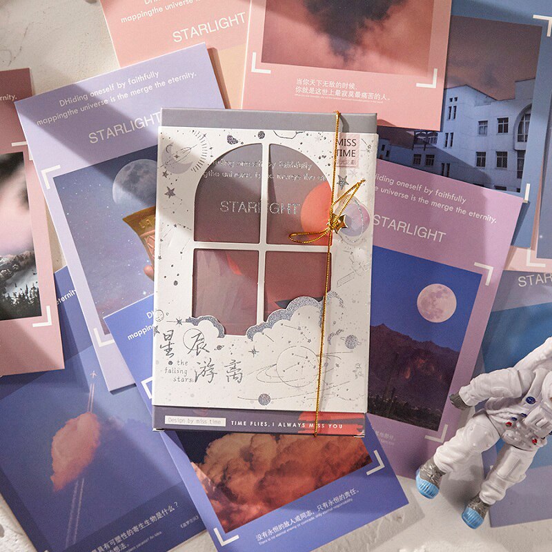 30 Pcs/Set Novelty Starlight Series Postcard DIY T... – Vicedeal