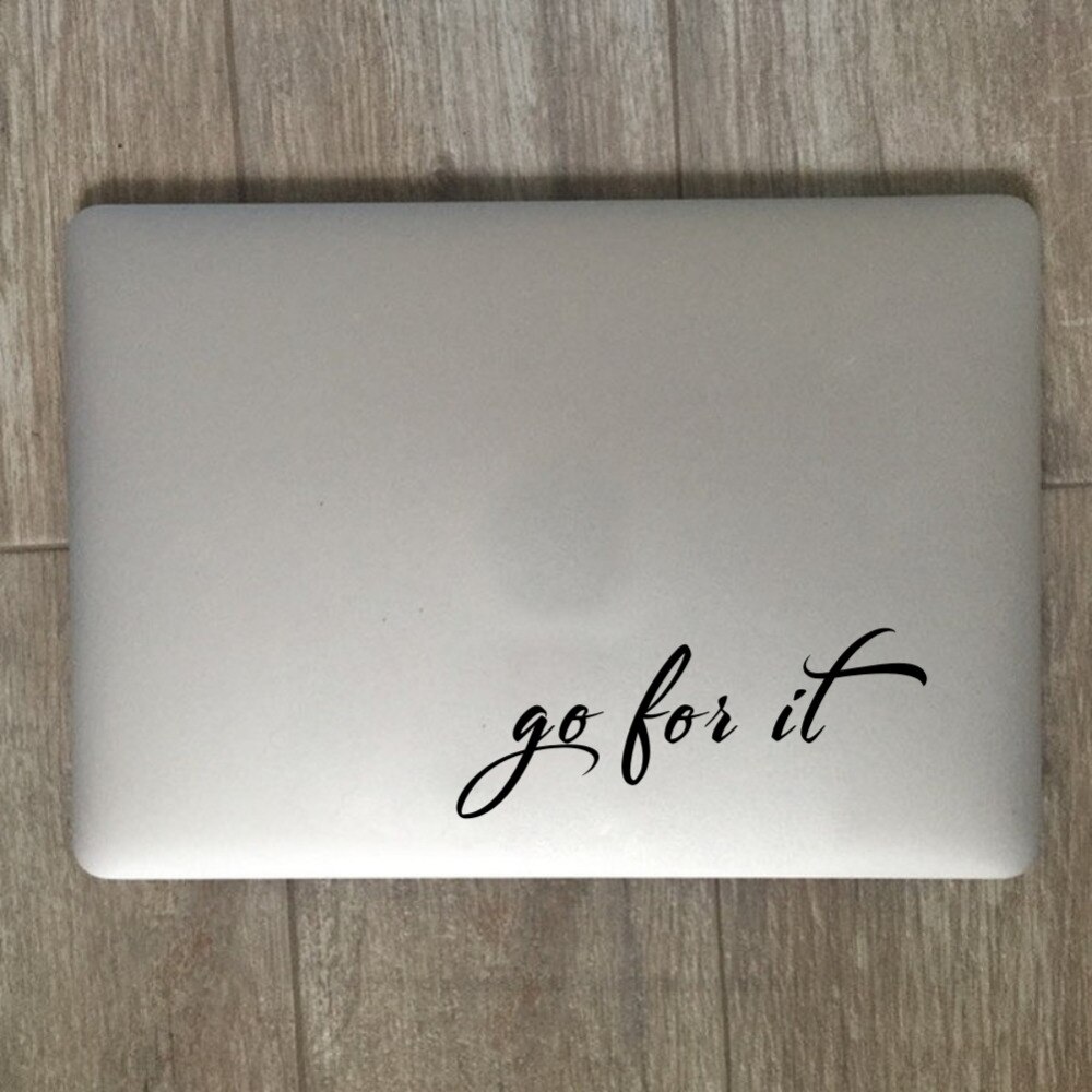 Go For It Motivational Quote Vinyl Wall Decals Lap... – Grandado