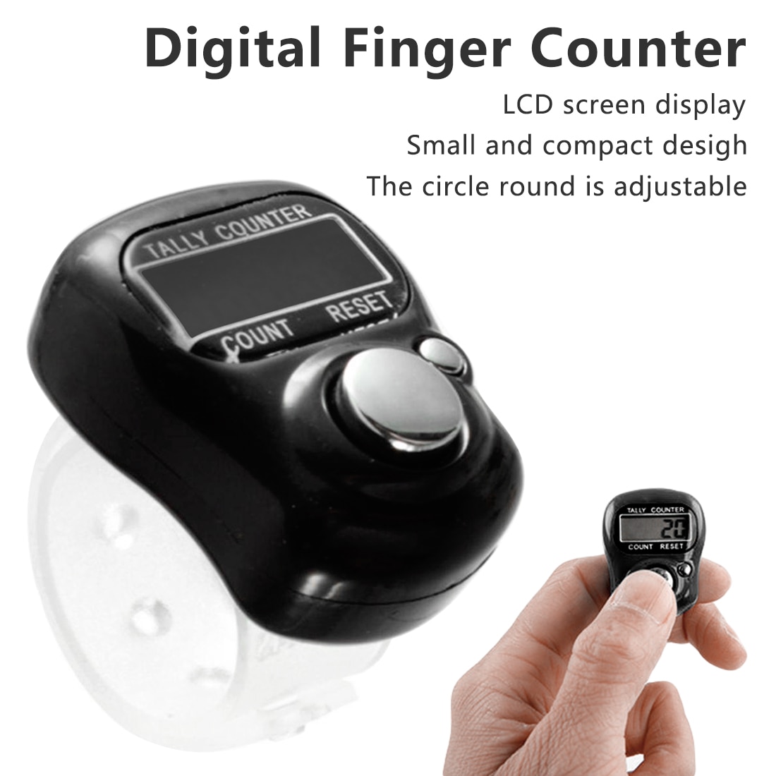 Digitale Finger Zähler Mini Stich Marker und Reihe... – Grandado