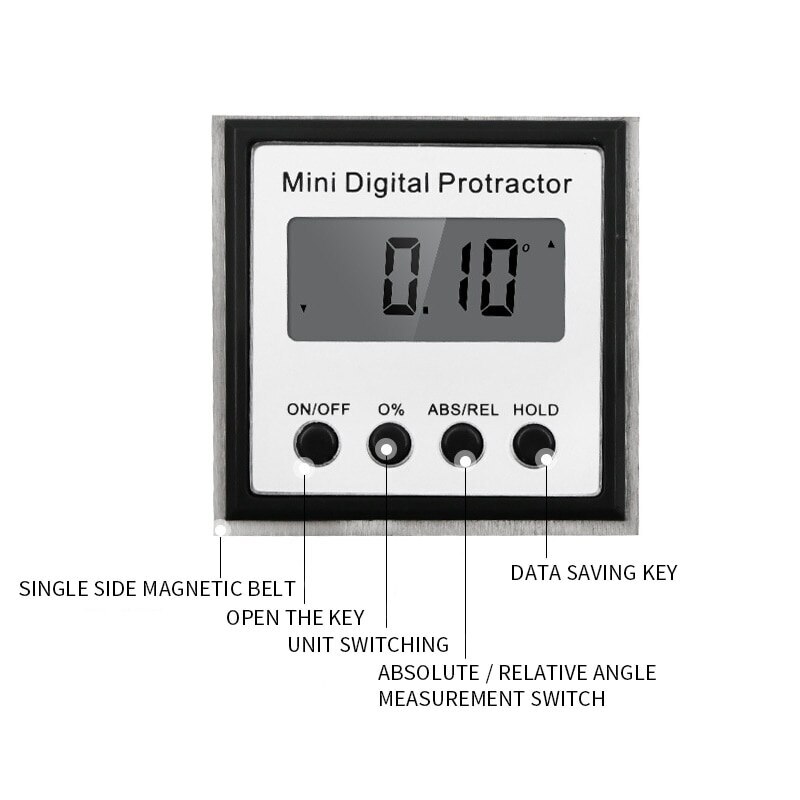 Electronic Protractor Digital Inclinometer Stainle... – Grandado