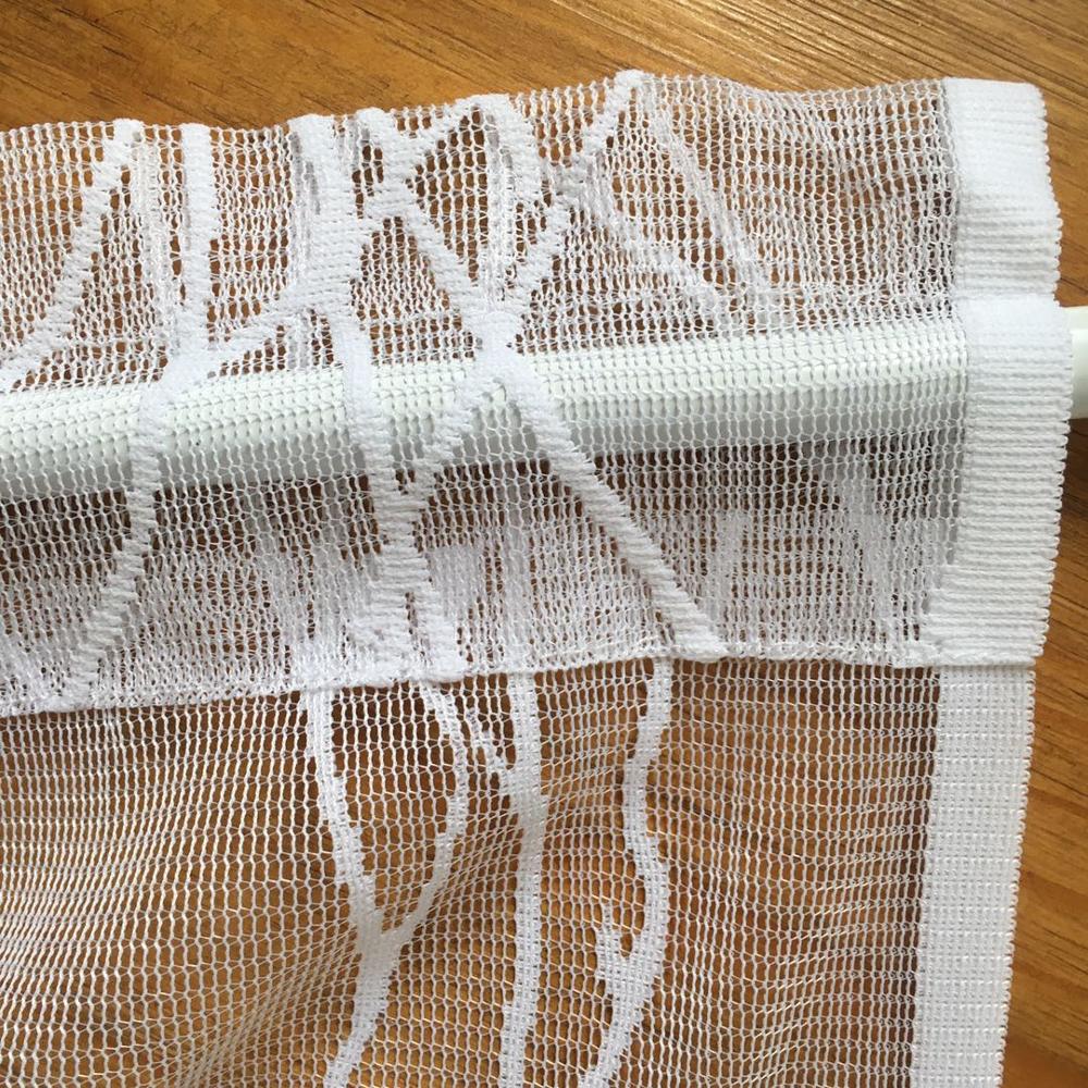 Pastoral Style Bird White lace curtain sheer curta... – Grandado