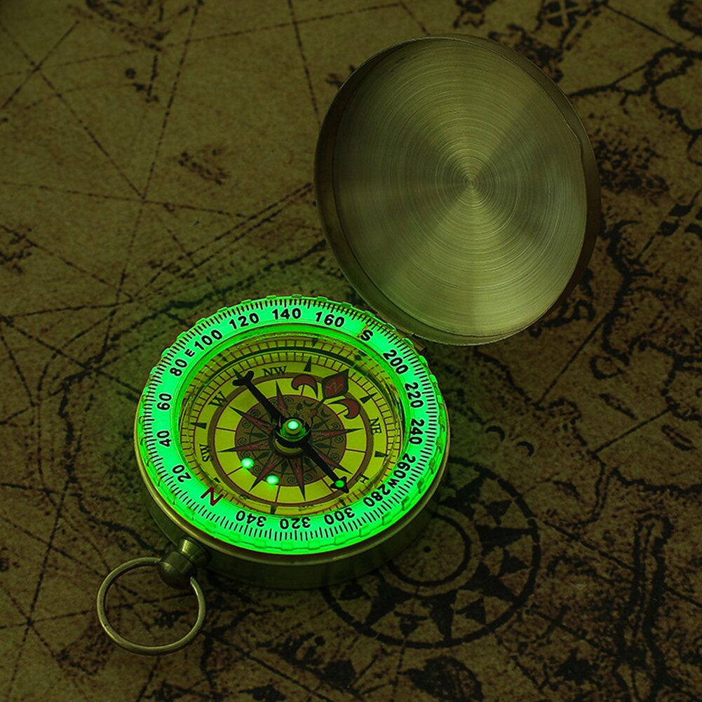 Mini Portable Copper Navigation Compass Waterproof... – Grandado