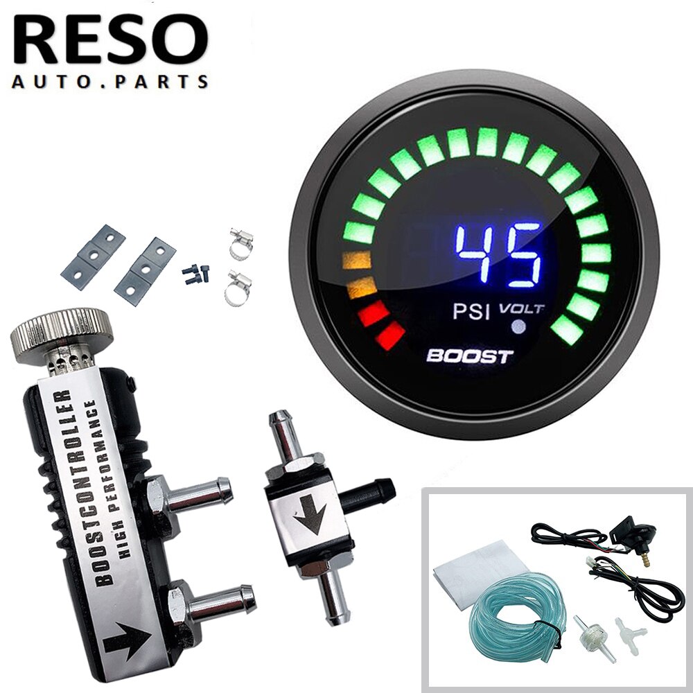 RESO--w/ 52mm Digital Electronic BOOST GAUGE 0-30 ... – Grandado