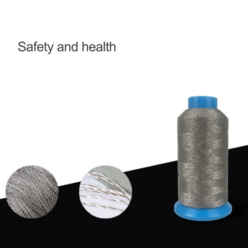 Silver Fiber Fixed Silver-Plated Fiber Sewing Thre... – Grandado