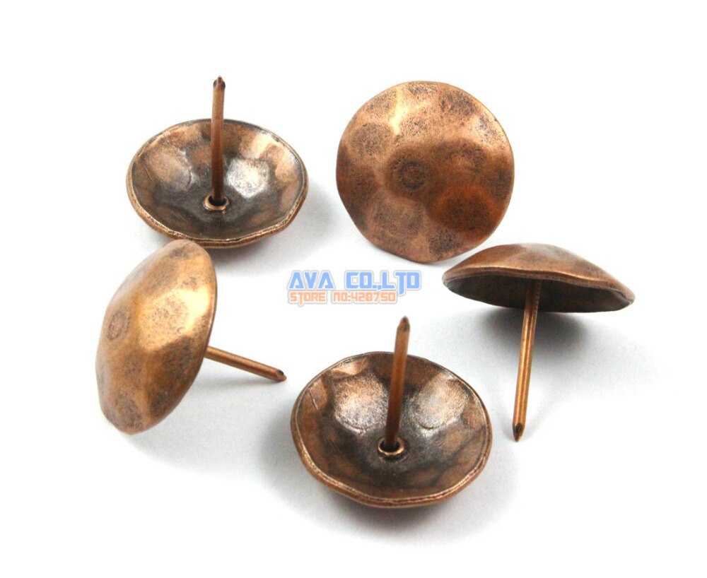 40 Pieces 25x25mm Antique Copper Upholstery Tacks ... – Grandado