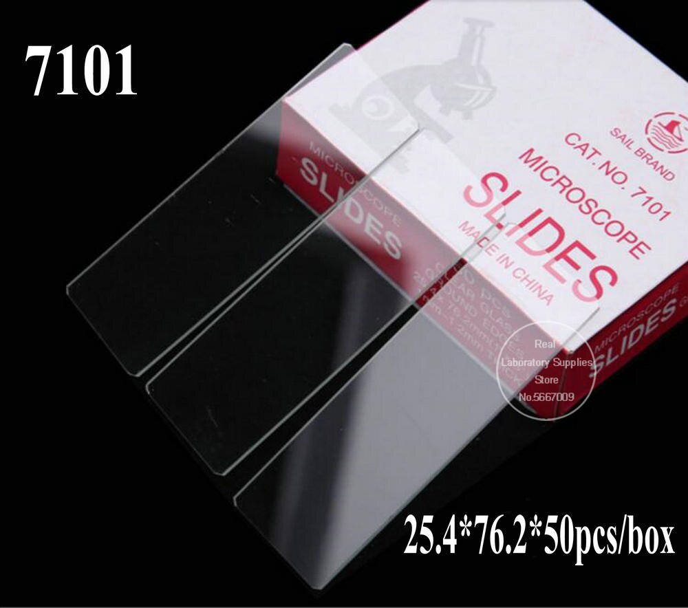 1Set (2 Dozen Slides + 1Box Cover Glas) biologisch... – Grandado