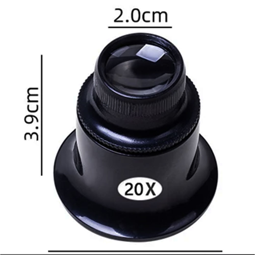 4pcs/set Eye Magnifying Lens 5x/10/15x/20x Repair ... – Grandado