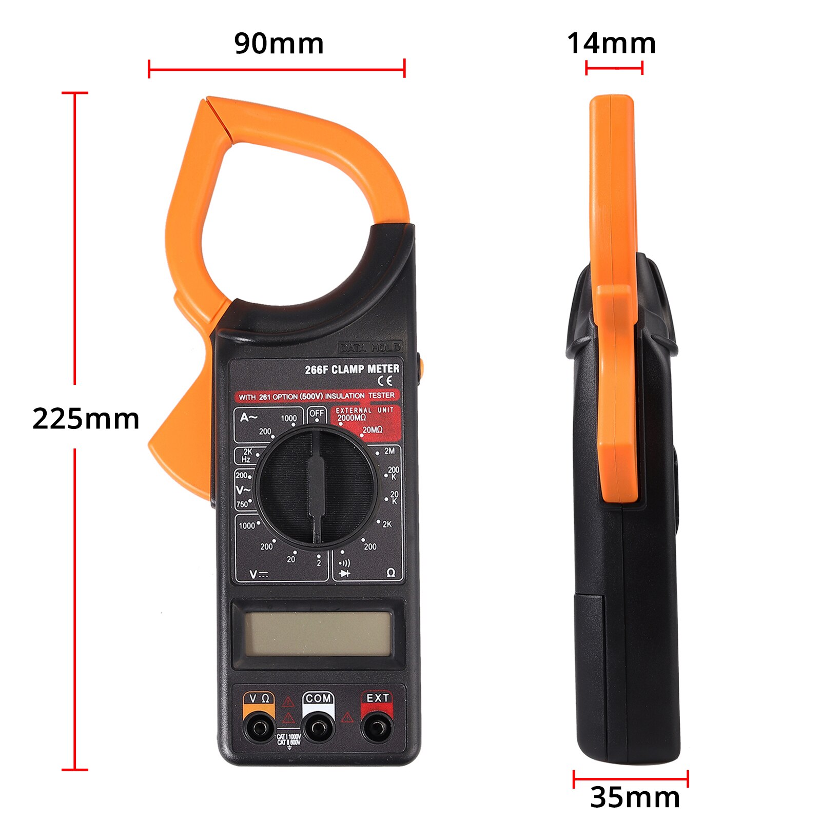 TANiCE Digital Clamp Multimeter AC DC Clamp Meter ... – Grandado
