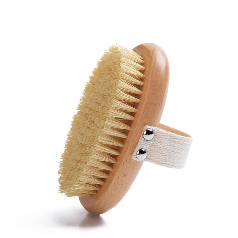 Nat Droog Borstelen Body Borstel Natuurlijke Haren... – Vicedeal