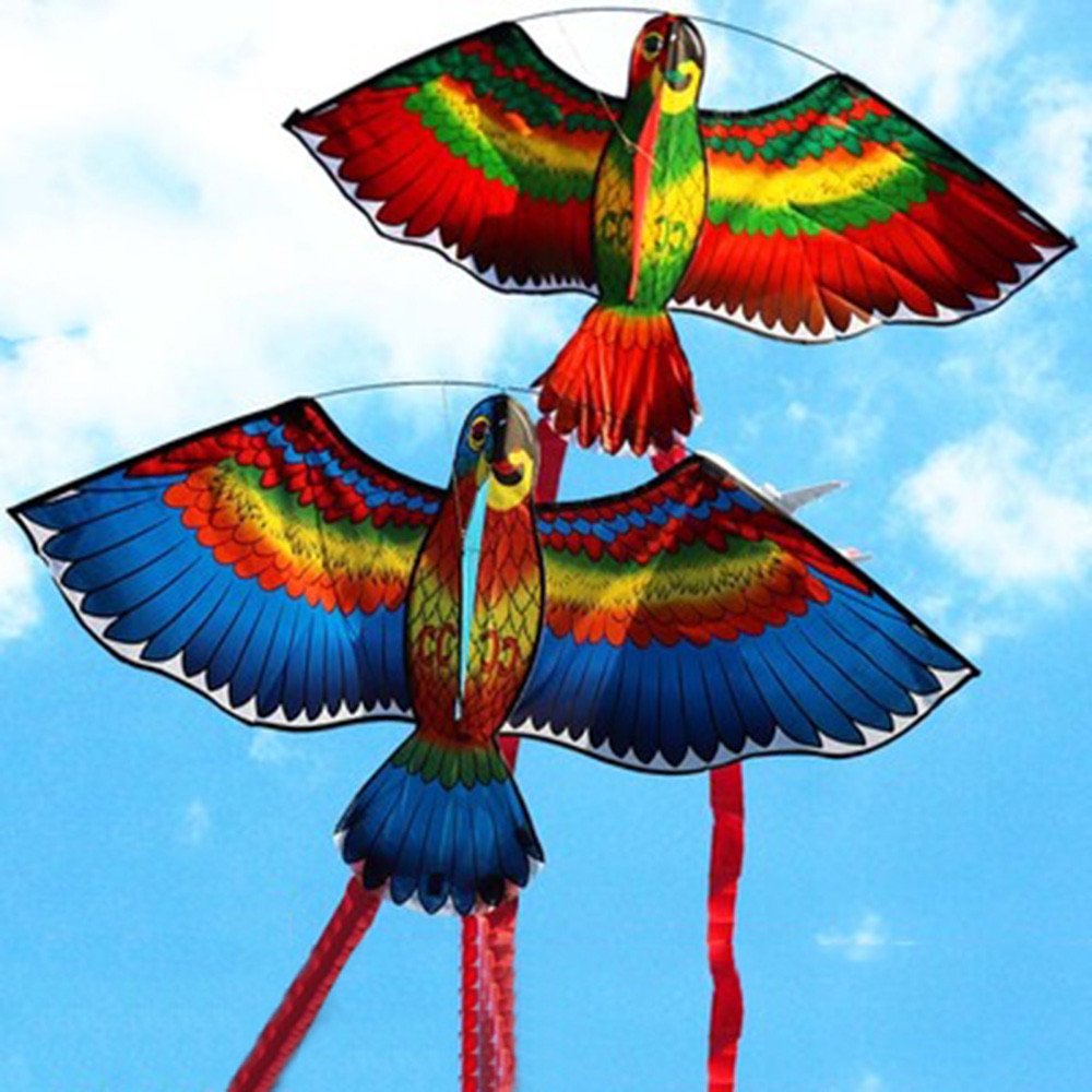 Random Parrots Kite Single Line Breeze Outdoor Fun... – Vicedeal