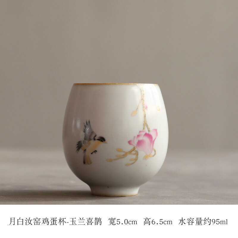 Large Ceramic Tea Cup Porcelain Teacup Teaware Kun... – Vicedeal