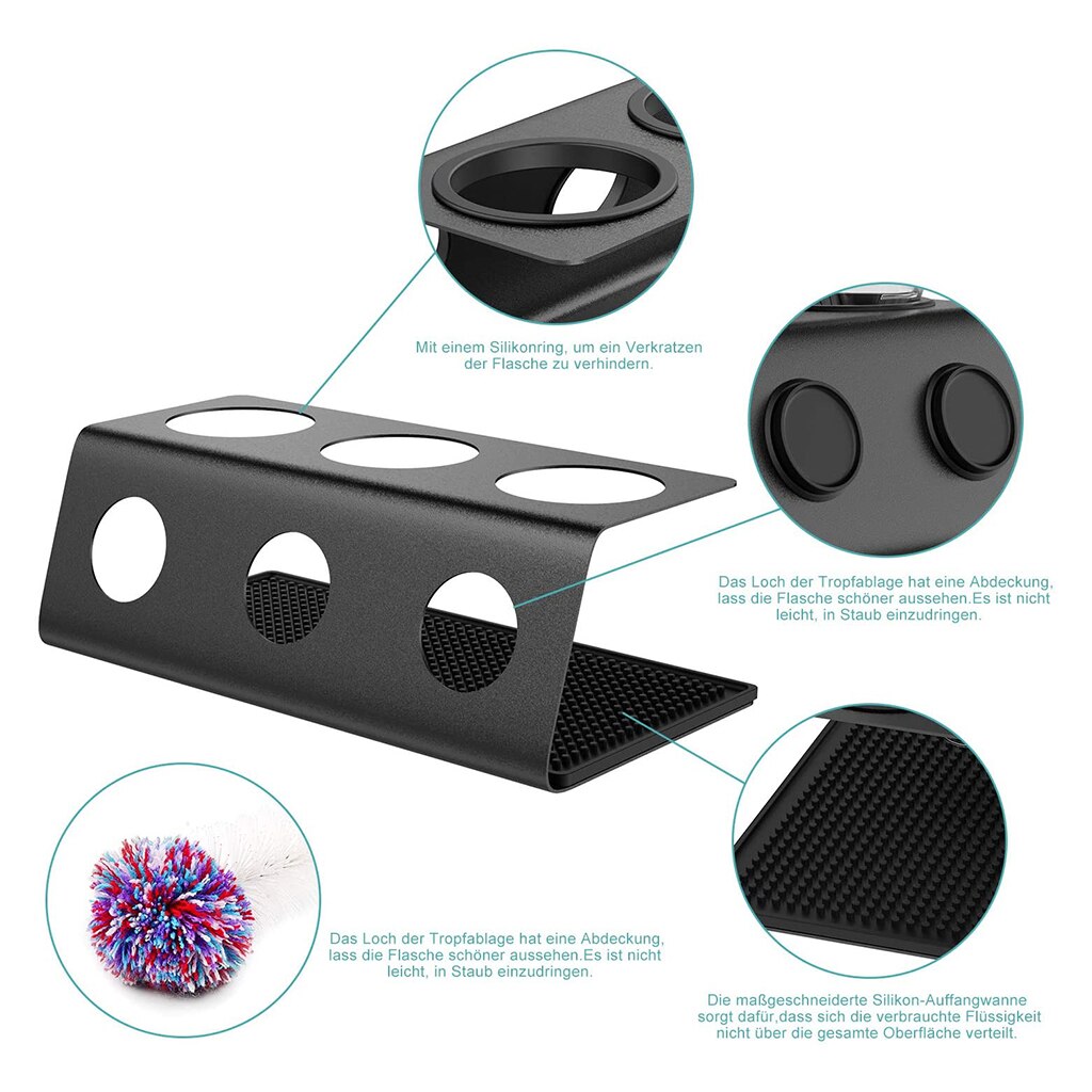 Free Standing Water Glass Bottle Drip Tray Drainer... – Vicedeal