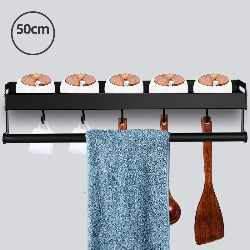 Kitchen Space Aluminum Shelf Without Punching Wall... – Vicedeal