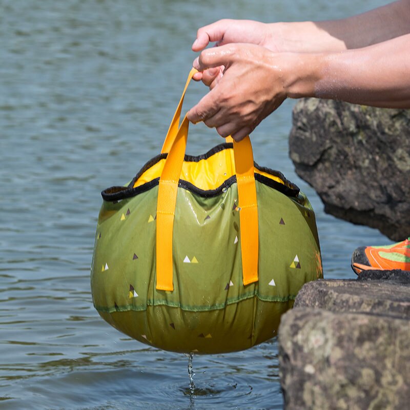 Outdoor Portable Basin Camping Trip Foldable Washb... – Vicedeal