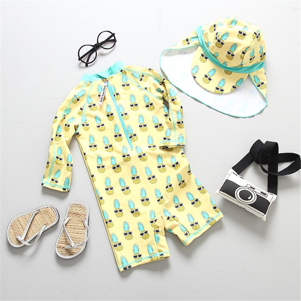 Kinderen Ananas Print Badpakken Een stuk Badpak ba... – Vicedeal
