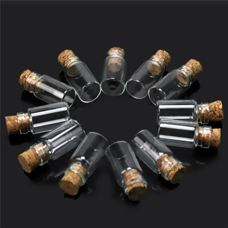 10pcs 0.5ml Tiny Small Cork Stopper Transparent Cl... – Grandado