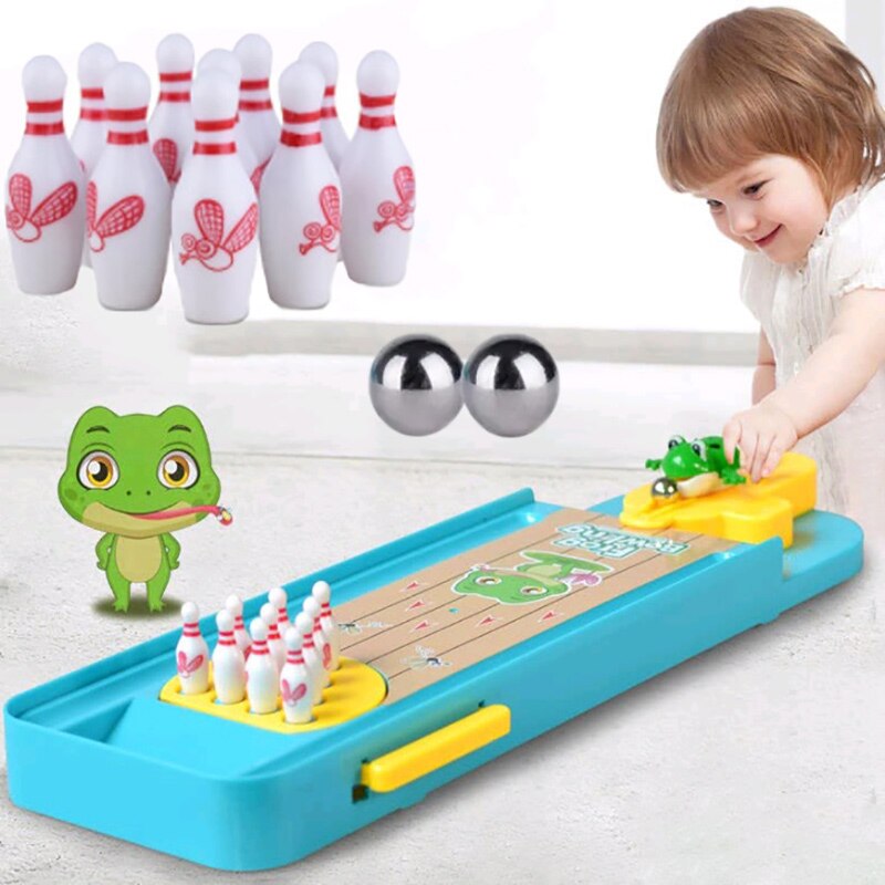 Mini Desktop Bowling Game Toy Funny Indoor Parent-... – Grandado
