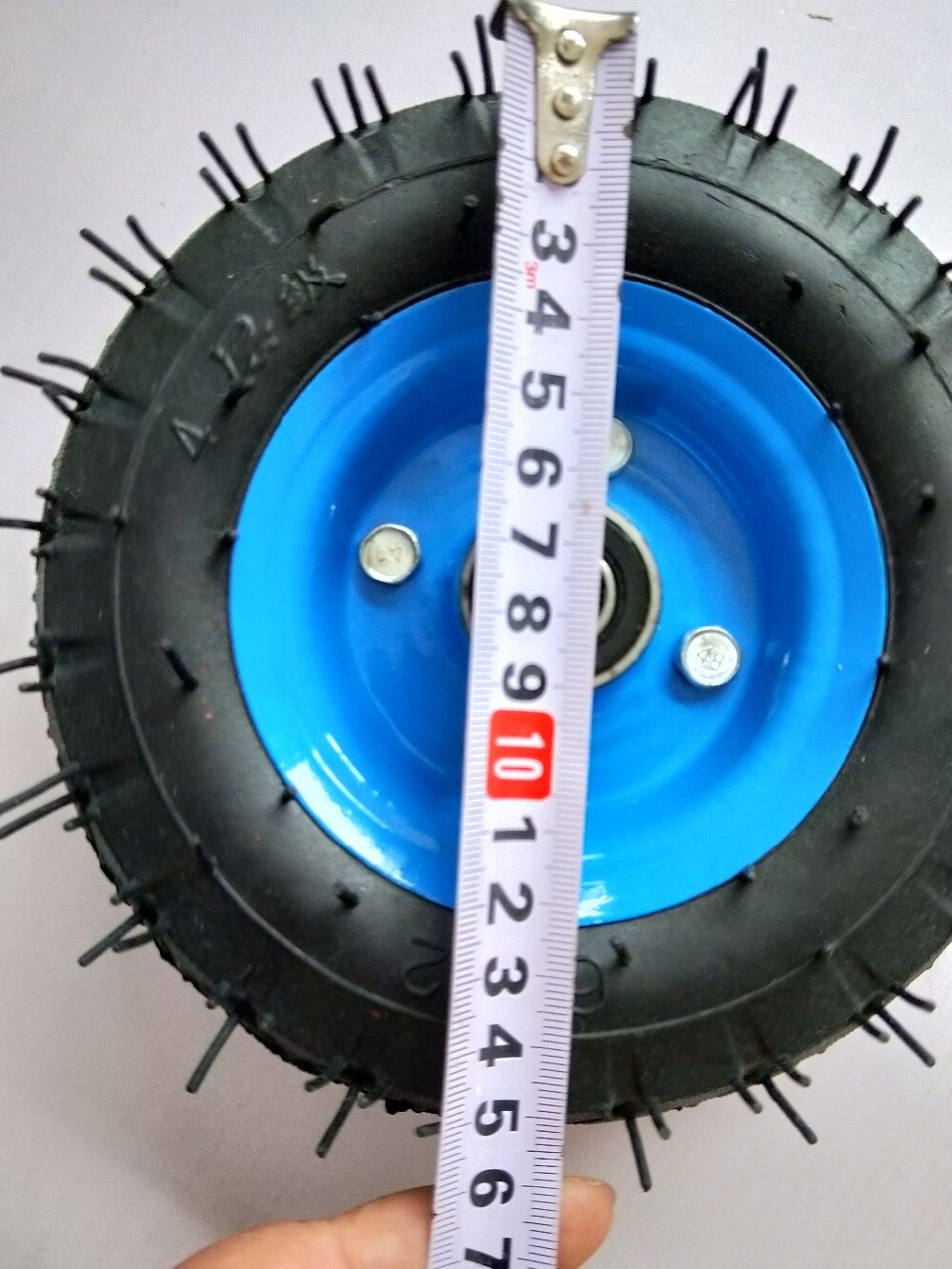 6x2 tire tyre rim 6 inch 15cm pneumatic wheel pump... – Grandado