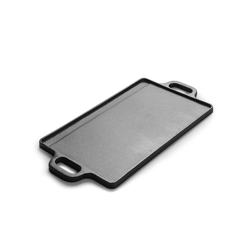Cast Iron Outdoor Baking Tray Double-sided Iron Pl... – Grandado