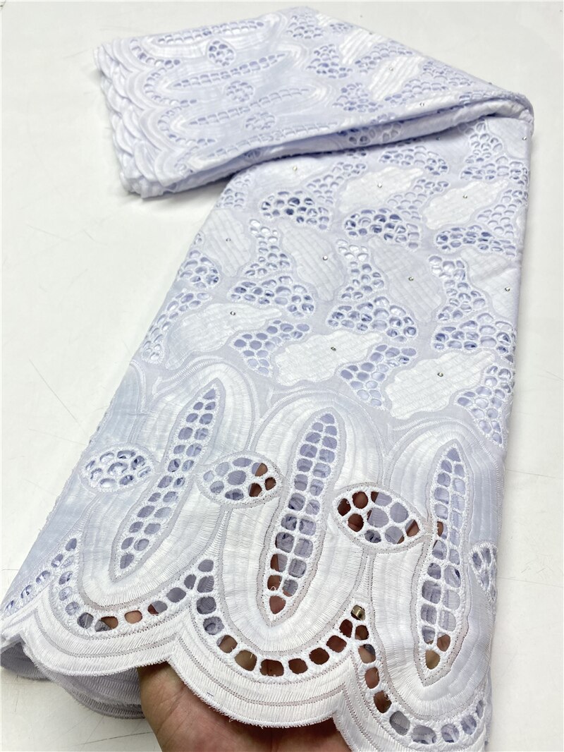 Pure White Swiss Voile Lace In Switzerland Eyelet ... – Vicedeal