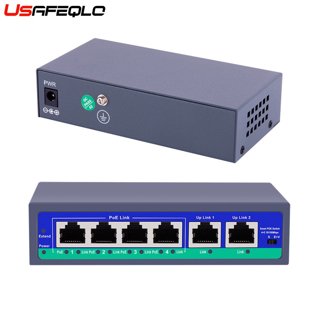 6 Port 10/100Mbps 4 POE Port & 2 Uplink Power Over Ethernet Switch ... 6 Port 10/100Mbps 4 POE Port & 2 Uplink Power Over Ethernet Switch ...