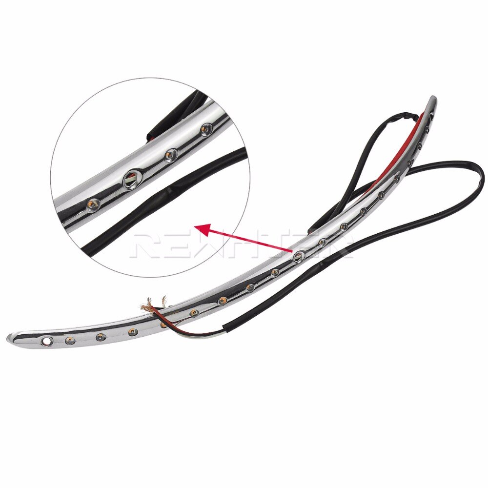 Motorcycle Windshield Trim Turn Signal Flasher LED... – Grandado