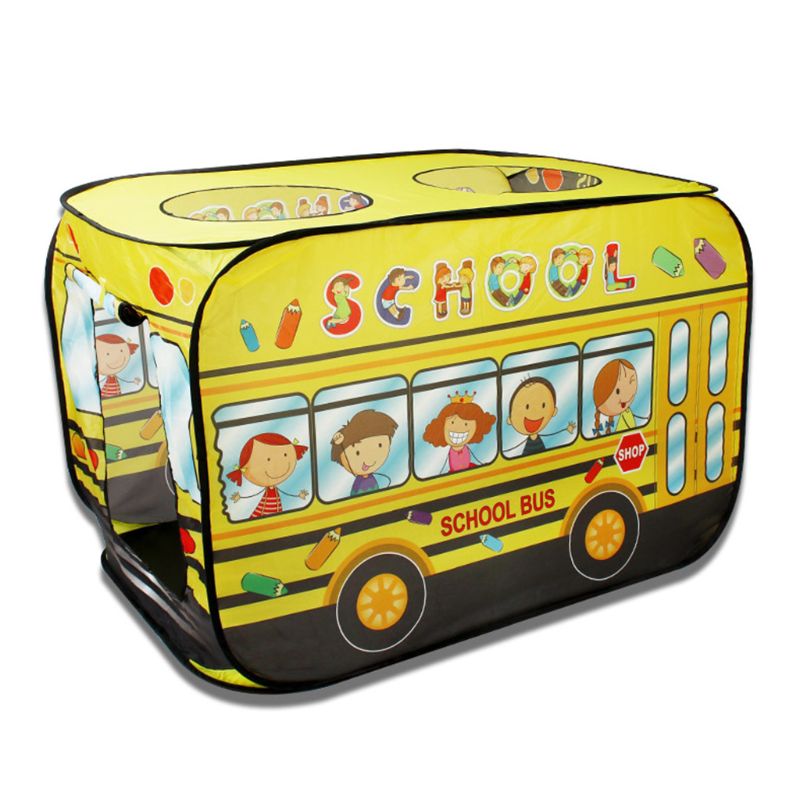 Kinderen School Bus Popup Tent Kinderen Spelen Hui... – Vicedeal