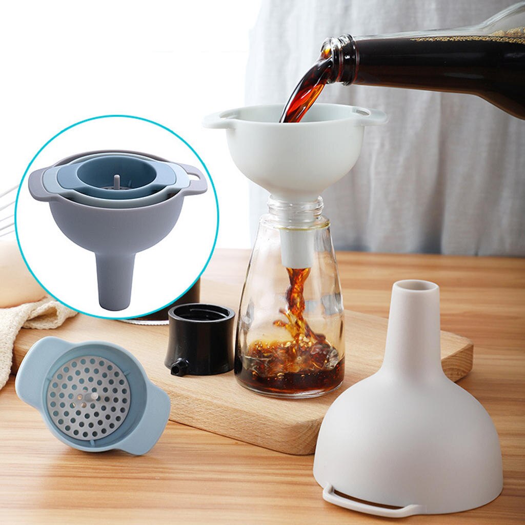 Kitchen Funnels for Filling Bottles (3 in 1)Plasti... – Vicedeal