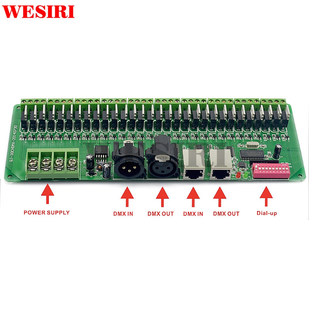 30 Channel DMX 512 RGB Controller 30CH DMX RGB LED... – Vicedeal