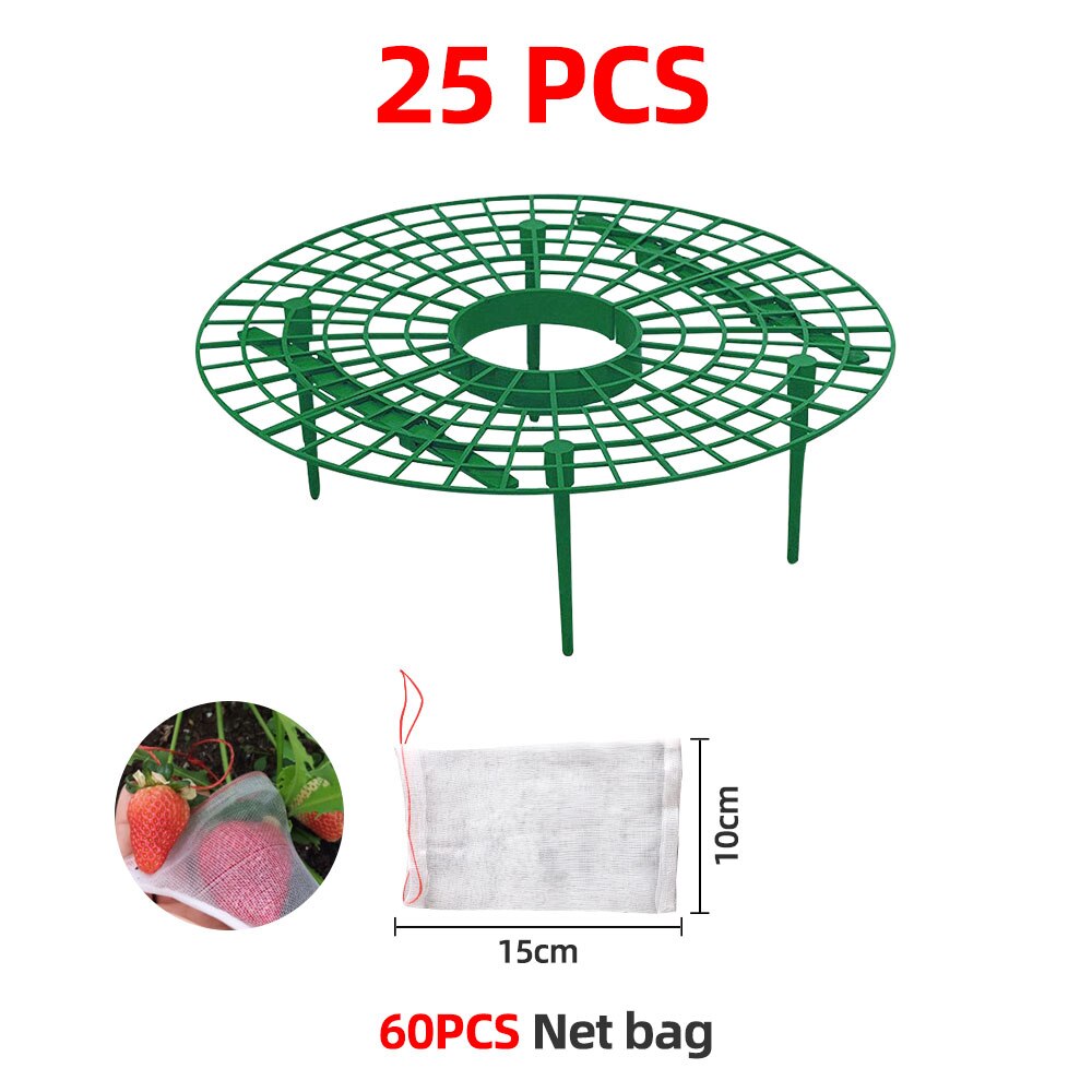 5/25 PCS Strawberry Stand Frame Holder Balcony Gar... – Grandado