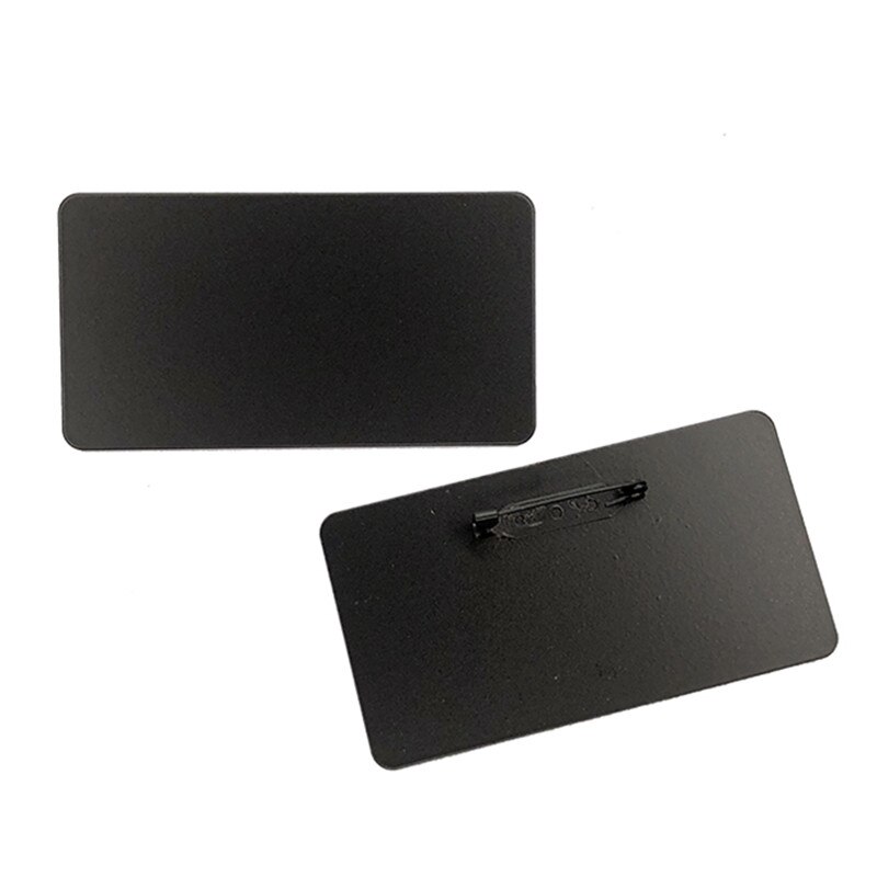 5pc Black Irony Name Badge Reusable Waiter Waitres... – Vicedeal