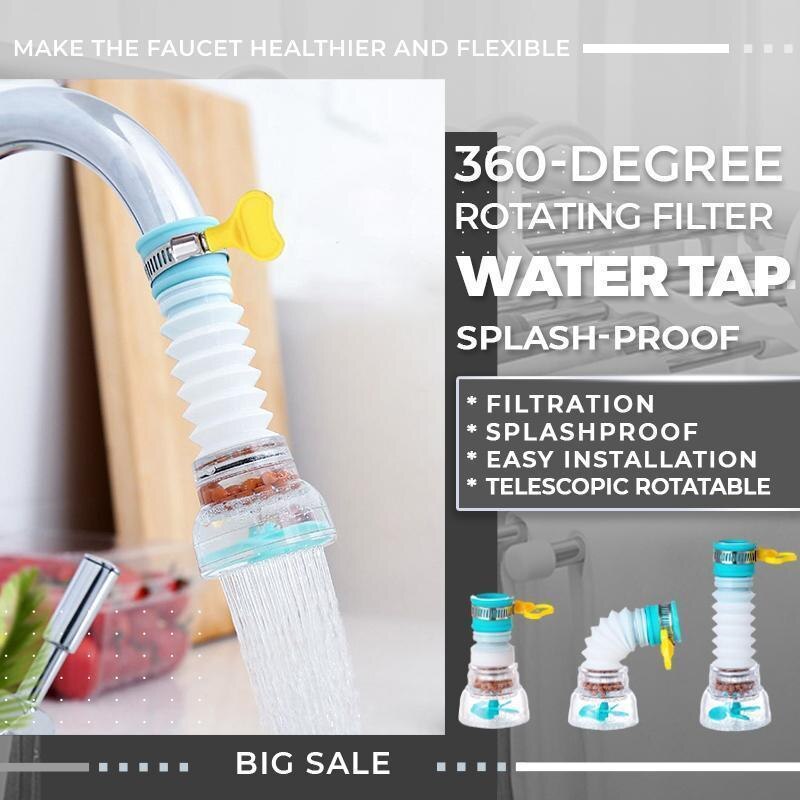 360-Graden Roterende Filter Splash-Proof Water Tap... – Vicedeal