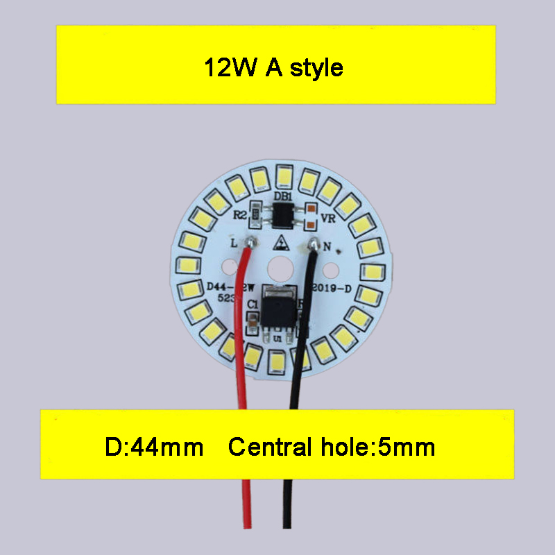 Ingång ac 220v drivdonsfritt smd led-chip 3w 5w 6... – Vicedeal
