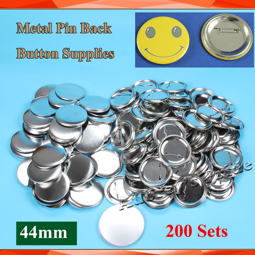1-3/4" 44mm 200Sets All Steel Badge Button Ma... – Vicedeal