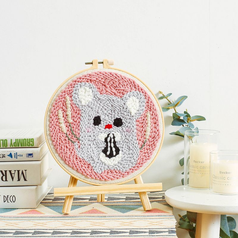 DIY Unfinished Embroidery Poked Kit Punch Needle C... – Vicedeal