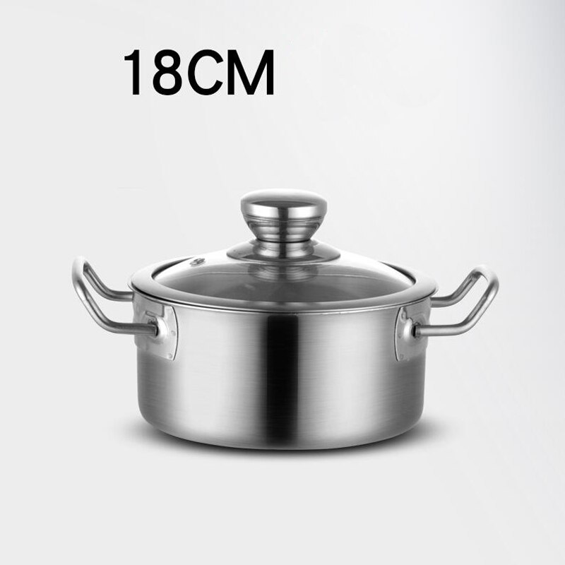 16/18cm Pot Soup Stock Pots Stainless Steel Cookwa... – Grandado